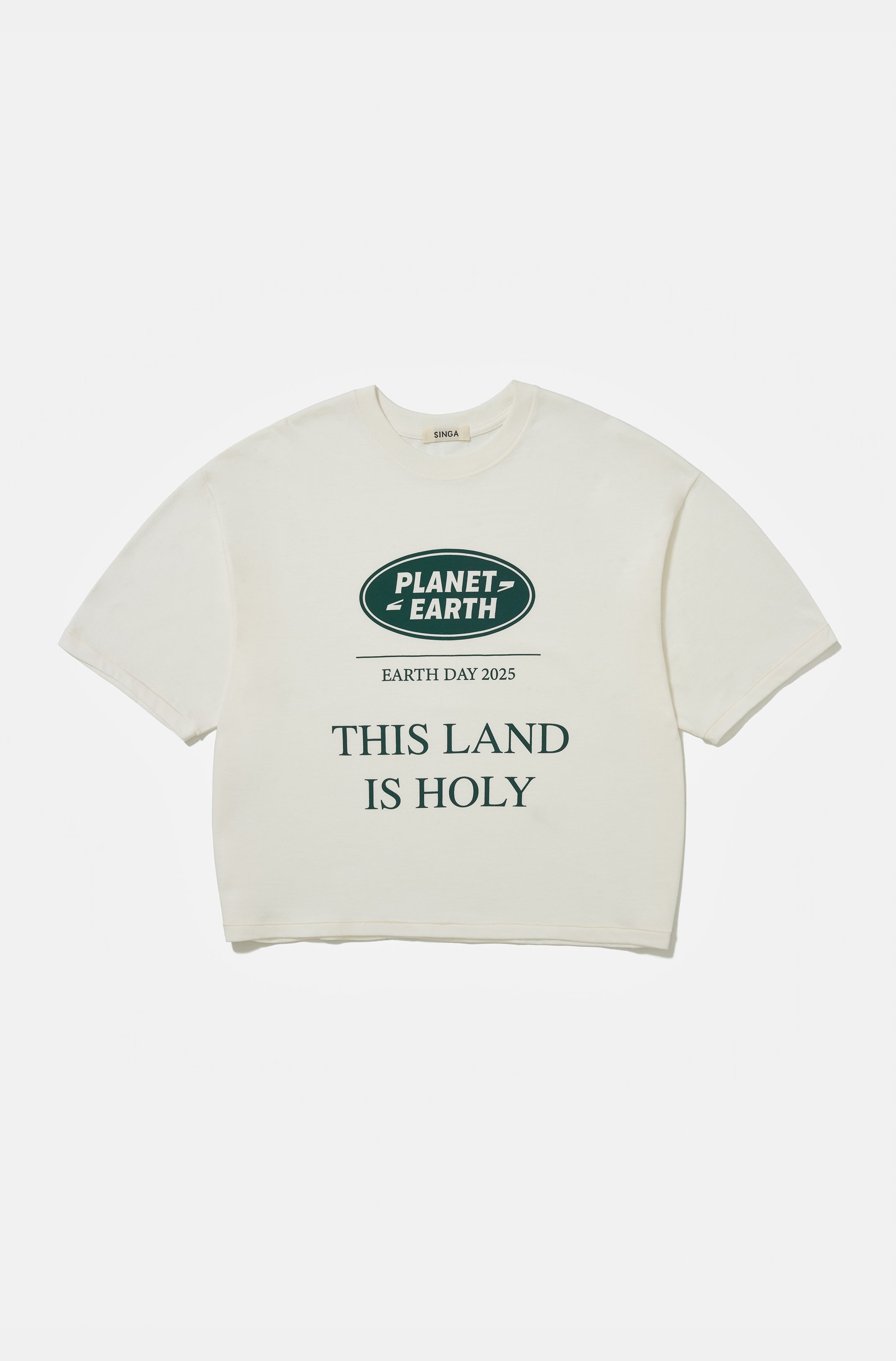 Camiseta Boxy Oversized Earth Day 2025 – Singa
